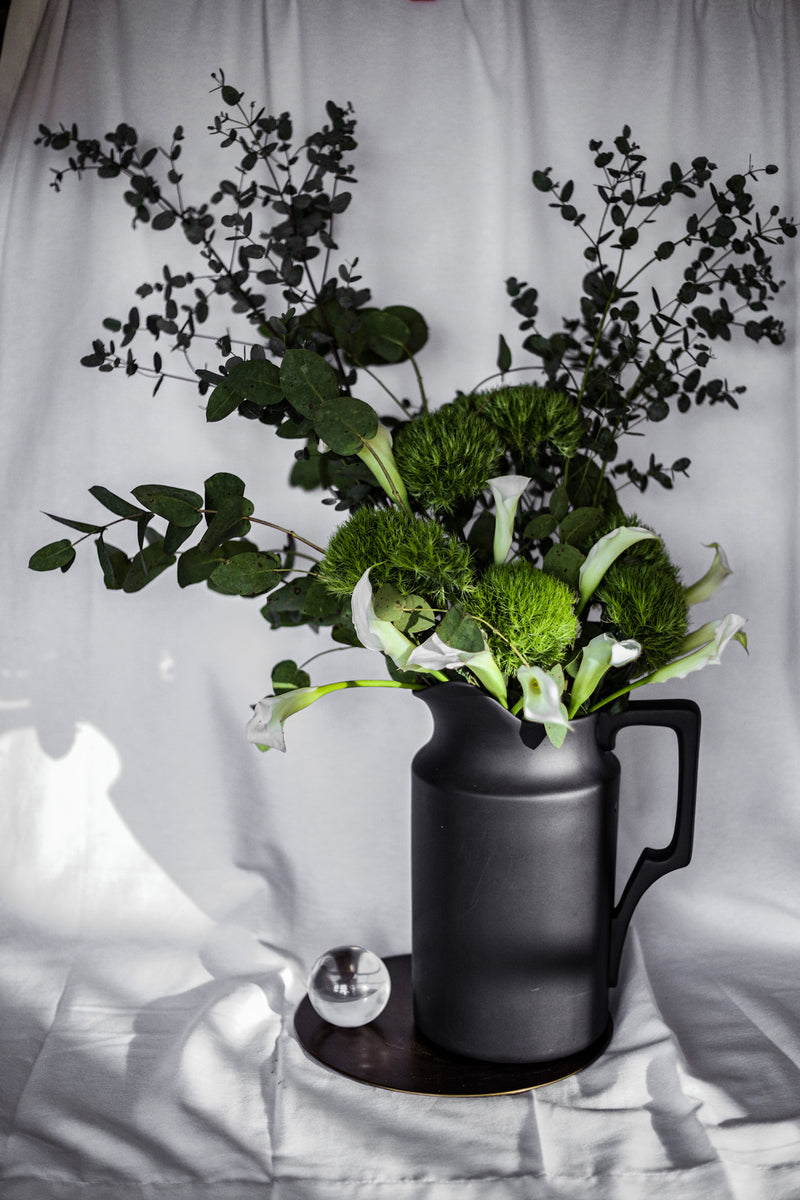 'No 1' Black Still Life Pitcher | Table & Home | Conserva Culture